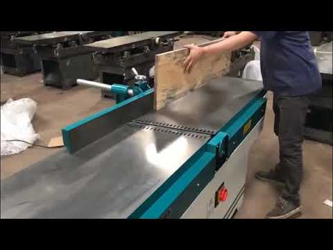 woodworking surface planner surface planning machine working - YouTube
