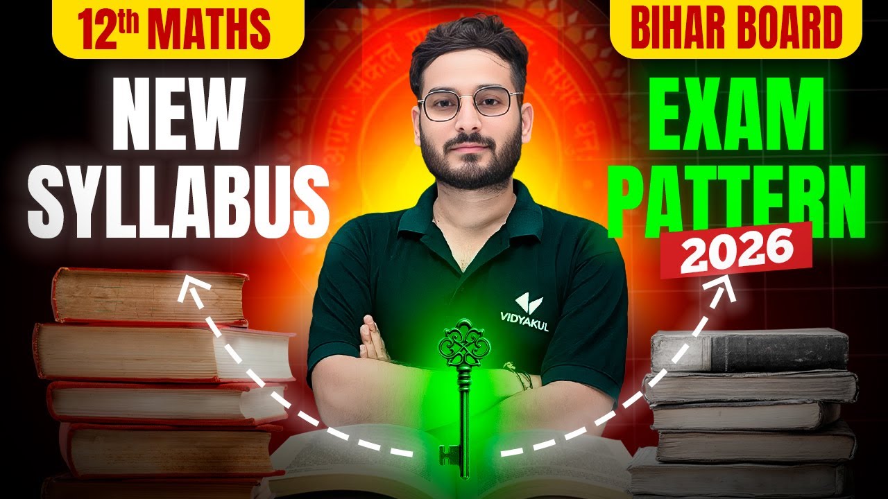 Class 12 Math New Syllabus 2026 | Bihar Board 12th Math New Exam ...