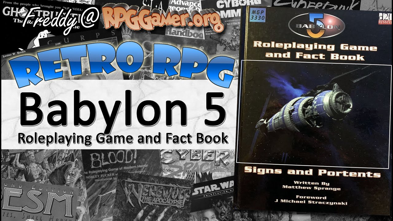 Babylon 5 Roleplaying Game and Fact Book (Mongoose Publishing, 2003) | Retro RPG - YouTube