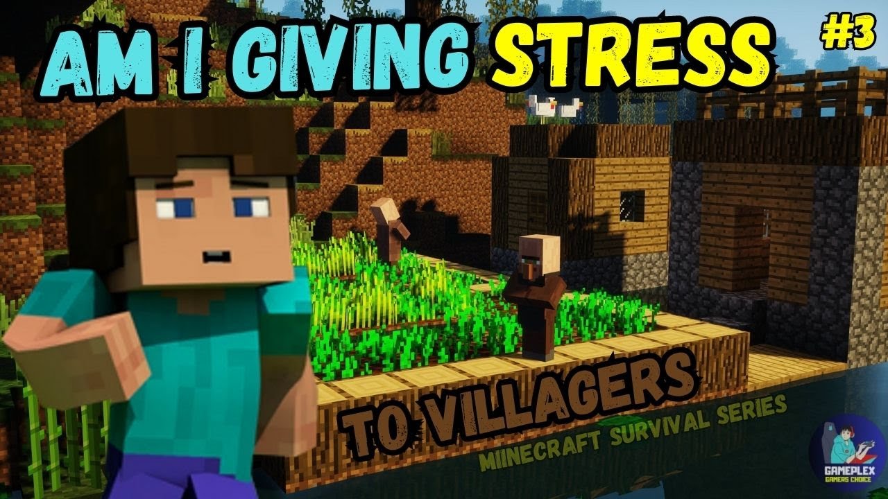 VILLAGERS ARE SCARED WITH ME IN MINECRAFT || S1 EP3 - YouTube