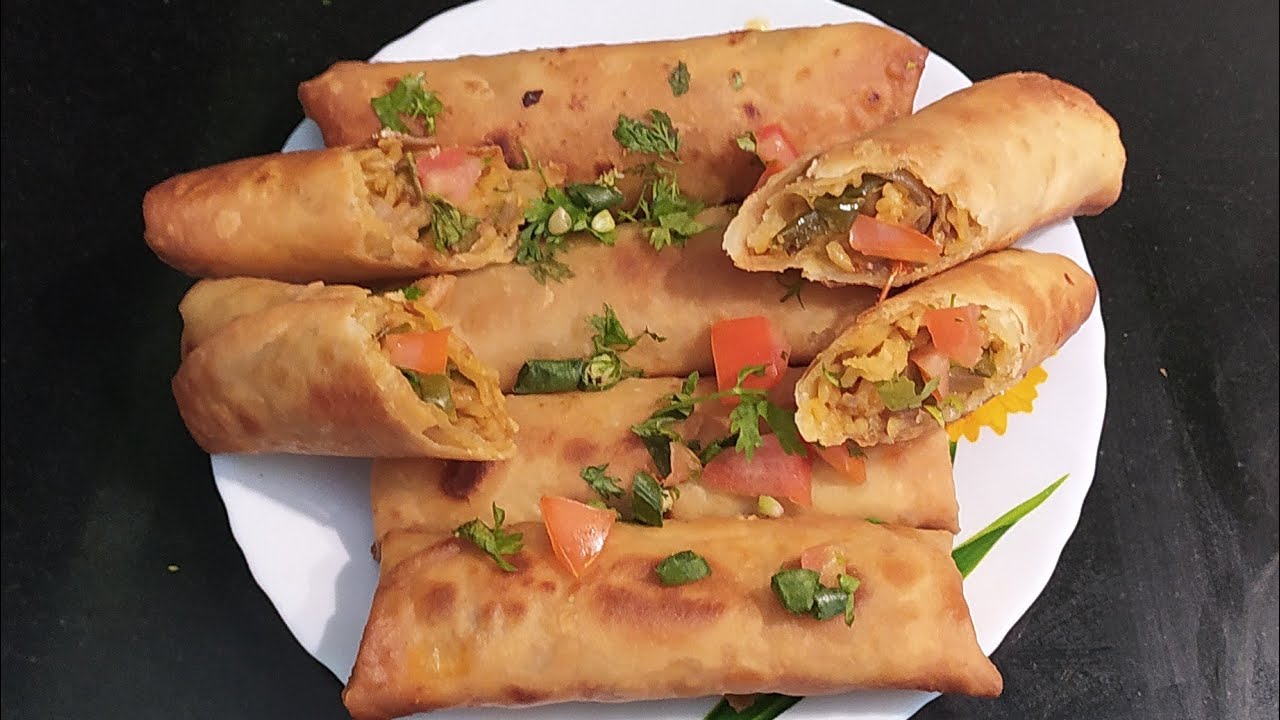 MAGGI VEG ROLL / SPRING ROLL with in15 मिनट में बनाएं मेगी वेज रोल ...