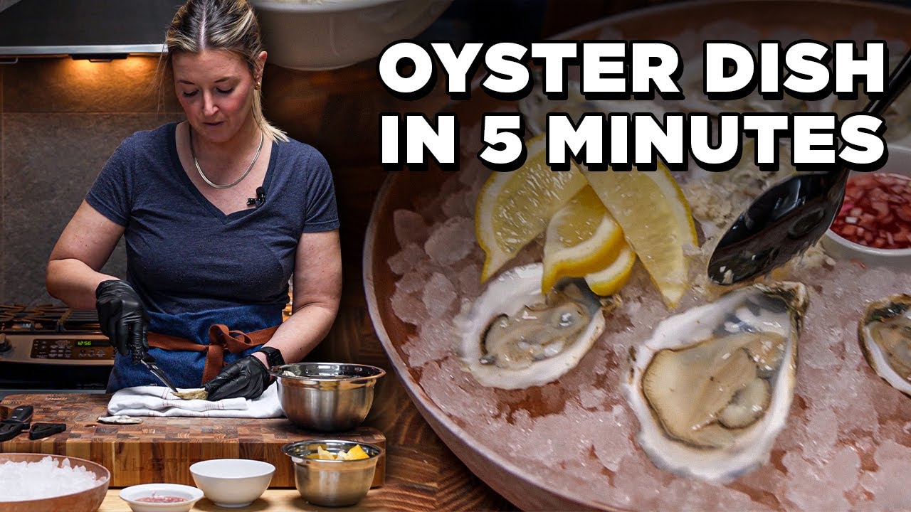 How To SHUCK OYSTERS Like A PRO And CREATE The ULTIMATE DISH - YouTube