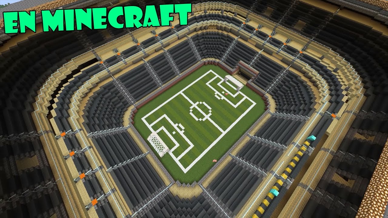 Transformando Mi ESTADIO ⚽ de MINECRAFT: ¡Fútbol en Minecraft! 💥 - YouTube