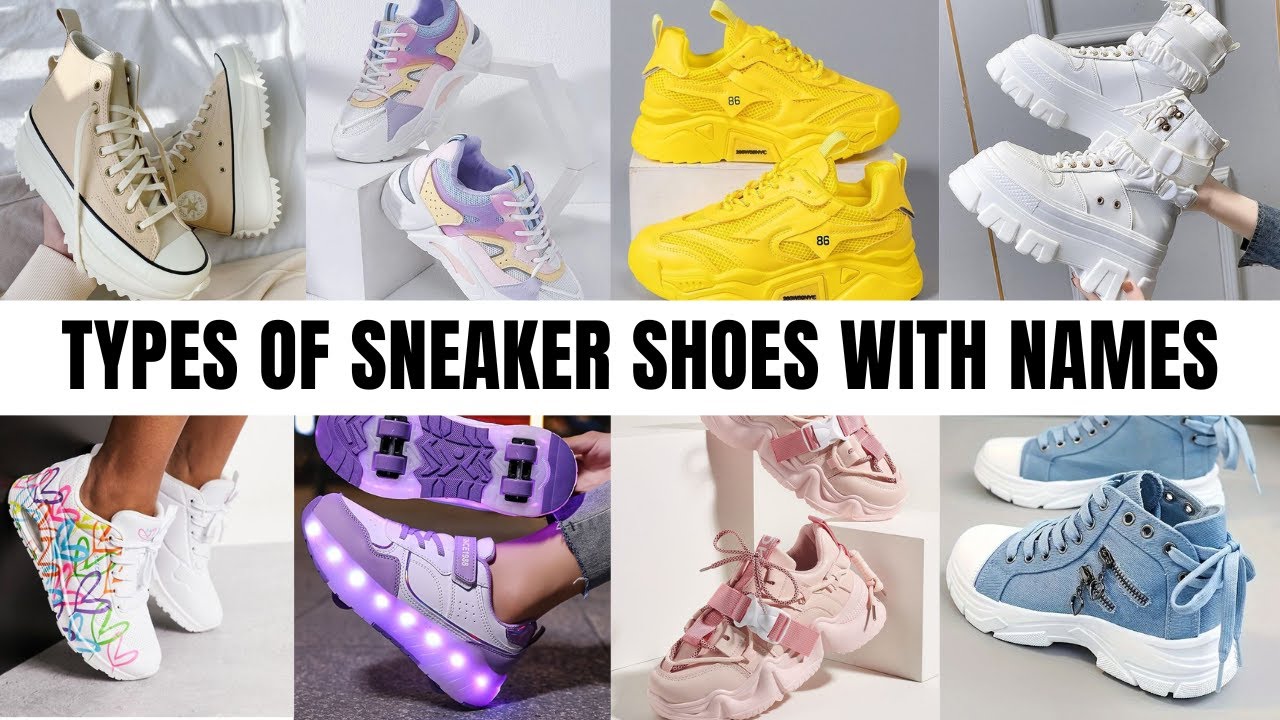 Types of Sneakers for Girls With Name || Fashionable Blog - YouTube