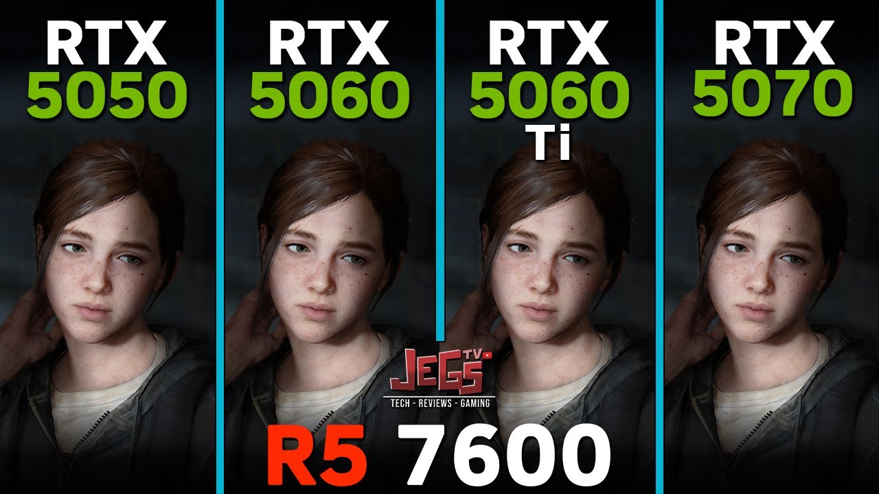 RTX 5050 vs RTX 5060 vs RTX 5060 Ti vs RTX 5070 | Ryzen 5 7600 | Tested ...