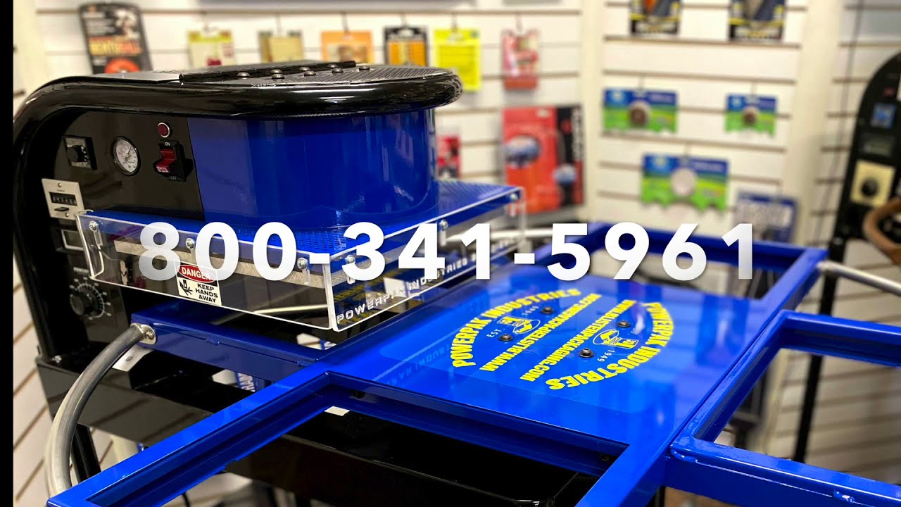 Powerpak 4 Station Blister-Clamshell Sealer 2021 Model - YouTube