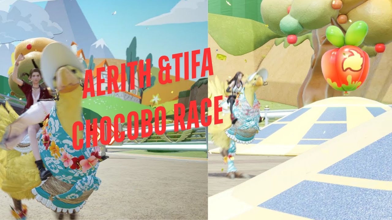 CHOCOBO RACE WITH TIFA & AERITH FINAL FANTASY VII REBIRTH PC MODS‐PARTY ...