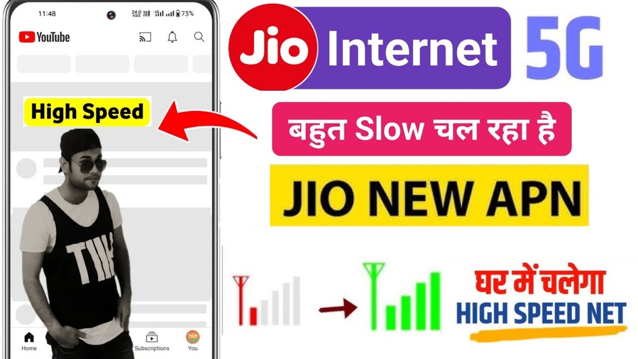 How to increase internet speed |Jio 5g apn settings for high speed ...