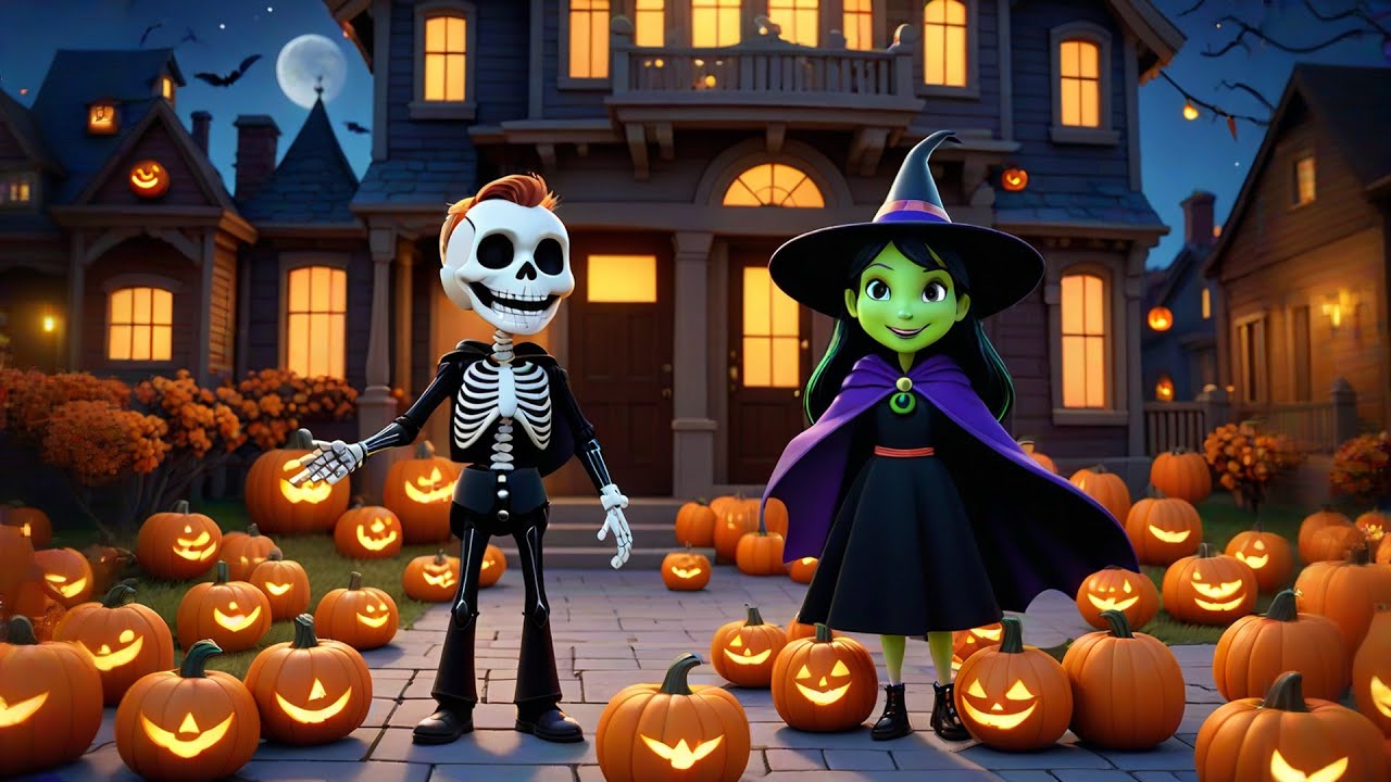 Halloween Night is Spooky Bright | Fun Halloween Song for Kids ...