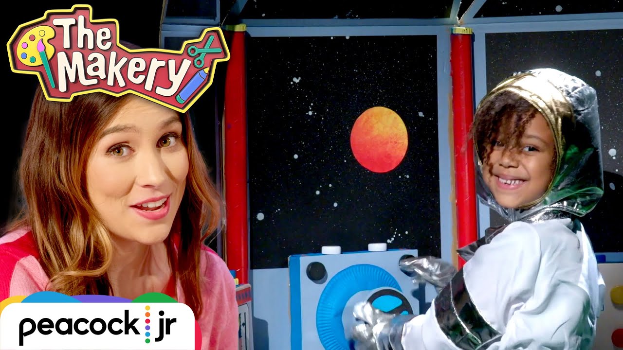 🚀 Time to Blast-Off! Crafting a SPACE SHIP + More Fun Crafts | THE ...