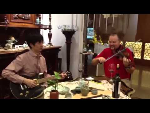 Chinese and American national anthems -- bluegrass style! - YouTube