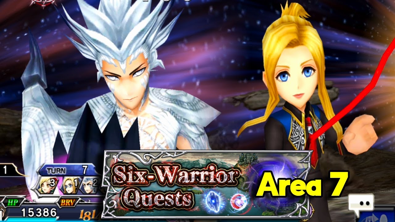 Whip/Launch Them Cheeks! 6 Warrior Quests Area 7 SHINRYU! [DFFOO GL ...