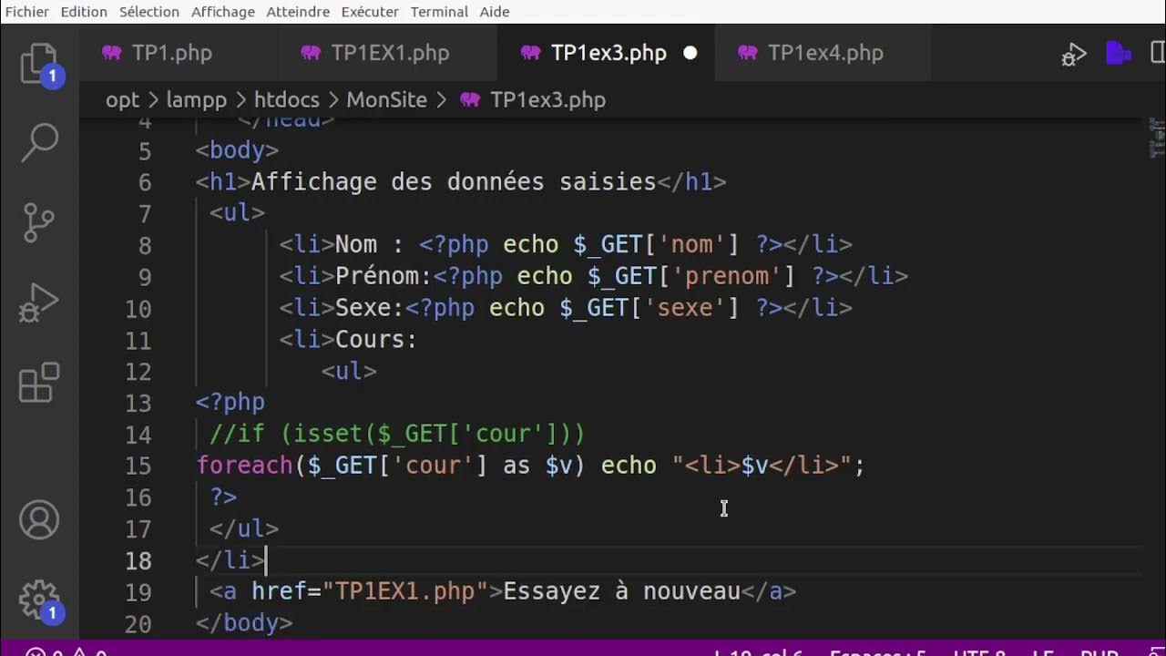php vidéo 4 : formulaires / method="get"/ TP - YouTube