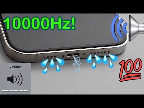 Dinamik səs iPhone-dan suyu çıxarın