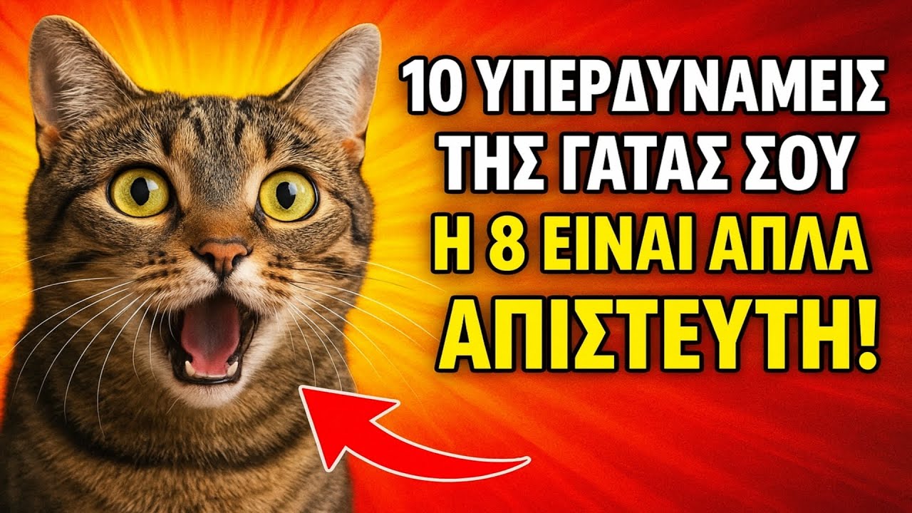 10 ΥΠΕΡΔΥΝΑΜΕΙΣ ΤΗΣ ΓΑΤΑΣ ΣΟΥ 🐈‍⬛ Η #8 ΕΙΝΑΙ ΑΠΛΑ ΑΠΙΣΤΕΥΤΗ! - YouTube