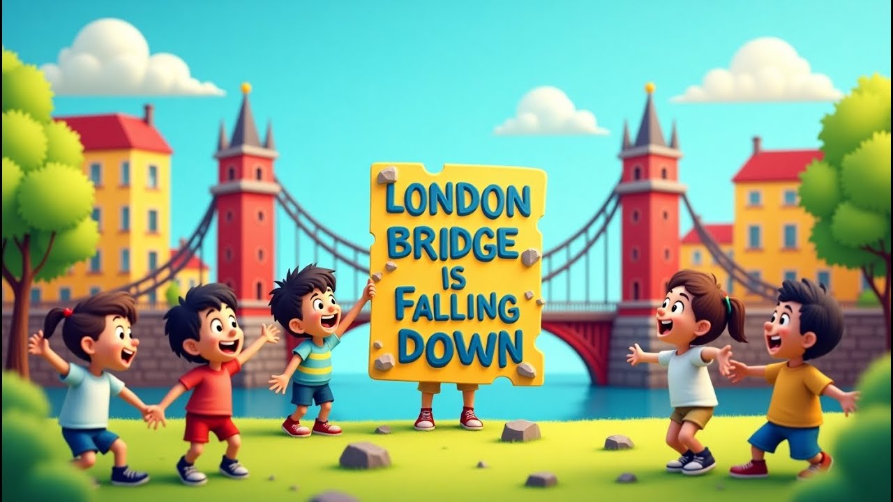 🌉 London Bridge is Falling Down | Nursery Rhyme for Kids | @funtooze # ...