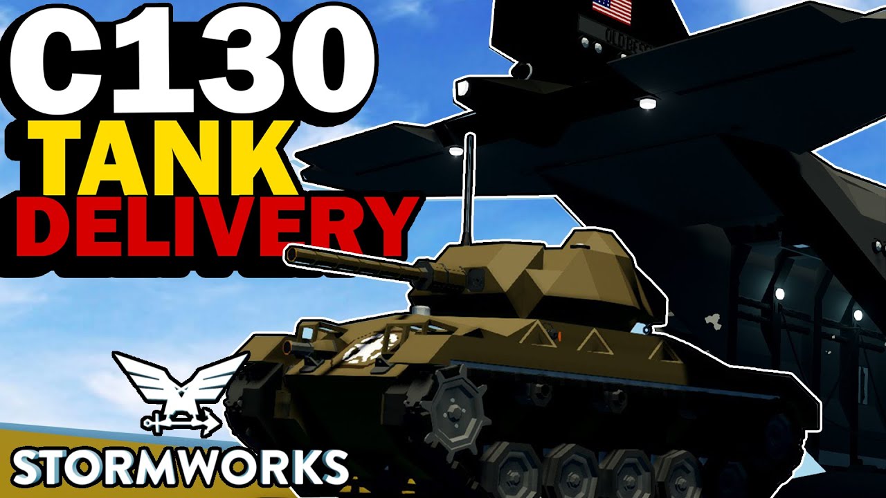 TANK DROP Off Before The STORM! - Stormworks: Build and Rescue Gameplay ...