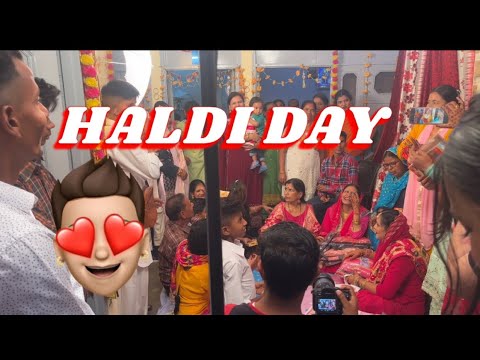 Wedding ️ haldi day ️ / VLOG 87 / ADITYA GHAI VLOGS ️🔥 #wedding #haldi ...