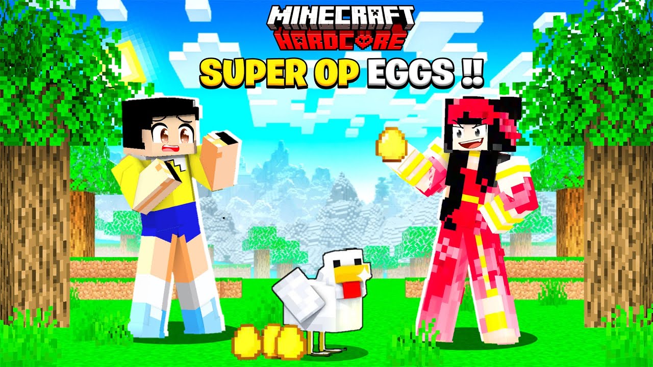 Minecraft But You Have SUPER OP EGGS !! - YouTube