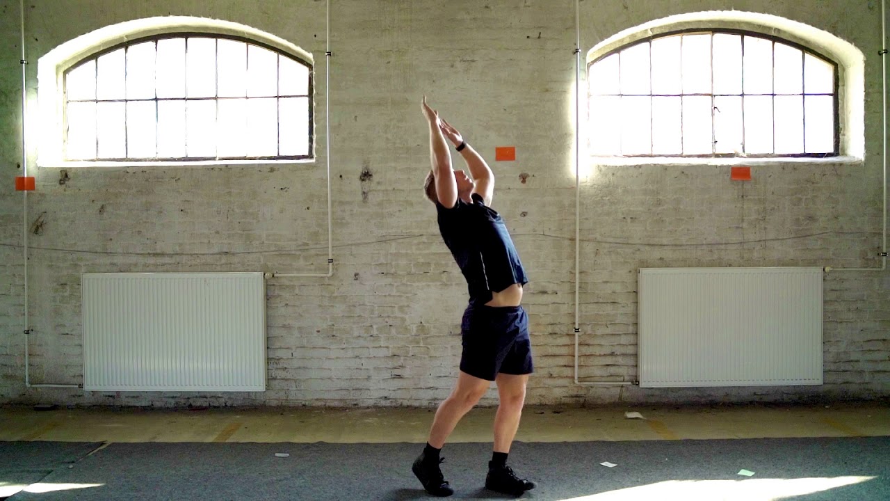 Split Stance Toe Touch Drill - YouTube