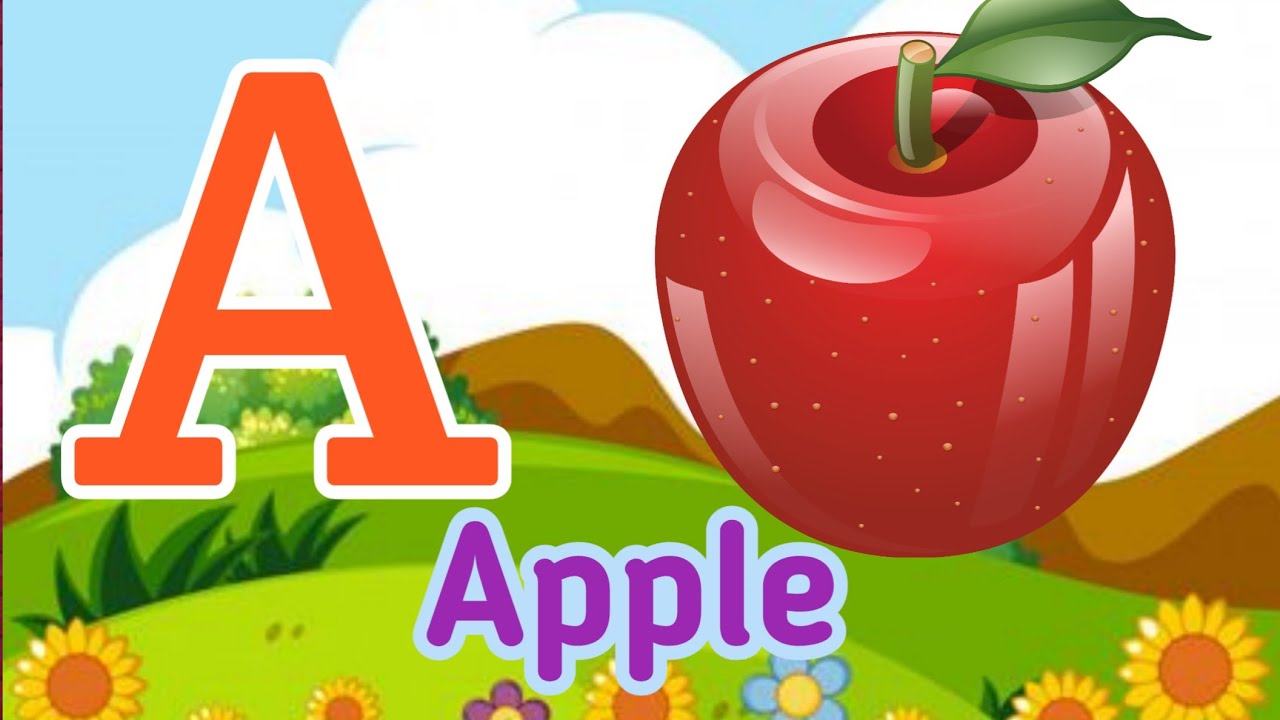 A for Apple, B For Ball, Alphabets, छोटे बच्चों की पढ़ाई, kids class # ...