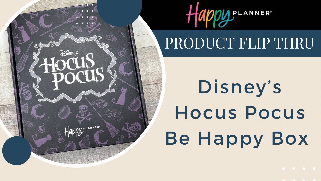 *NEW* Hocus Pocus Be Happy Box! | The Happy Planner - YouTube