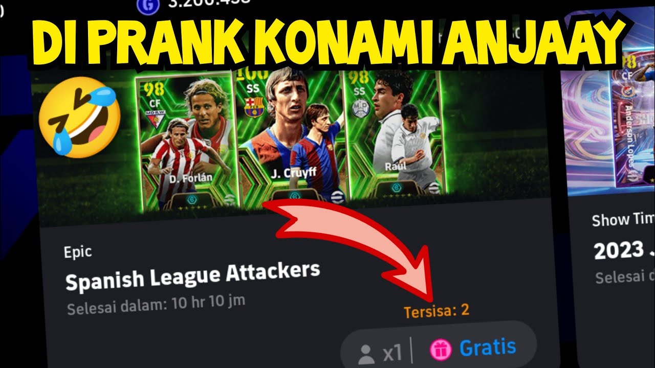WKWKWK DI FRANK KONAMI 🤣 100% BINTANG 3 ‼️ TERNYATA INI YANG DINAMAKAN FREE EPIC DARI KONAMI ...