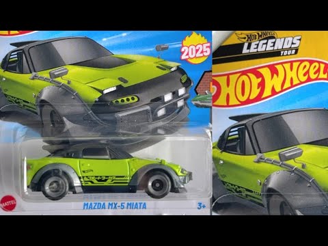 Hot Wheels Mazda MX-5 Miata Legends Tour Diecast - YouTube