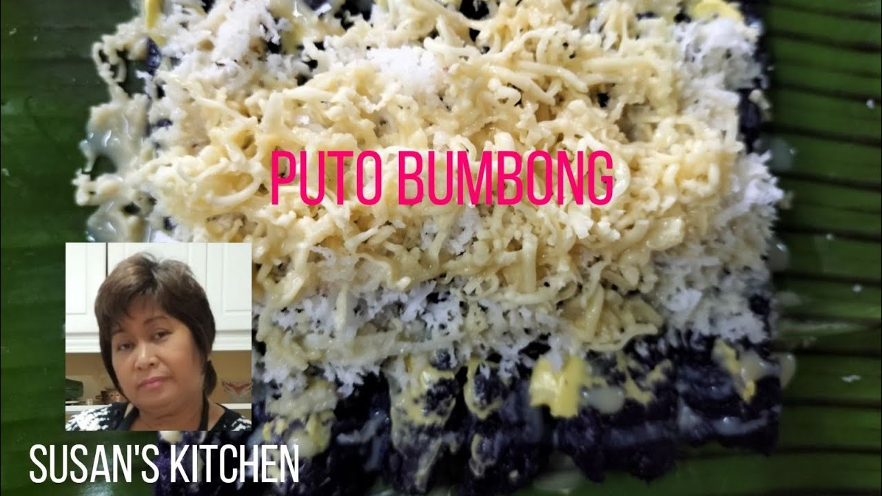 Puto Bumbong w/o bamboo steamer...by Susan's Kitchen - YouTube