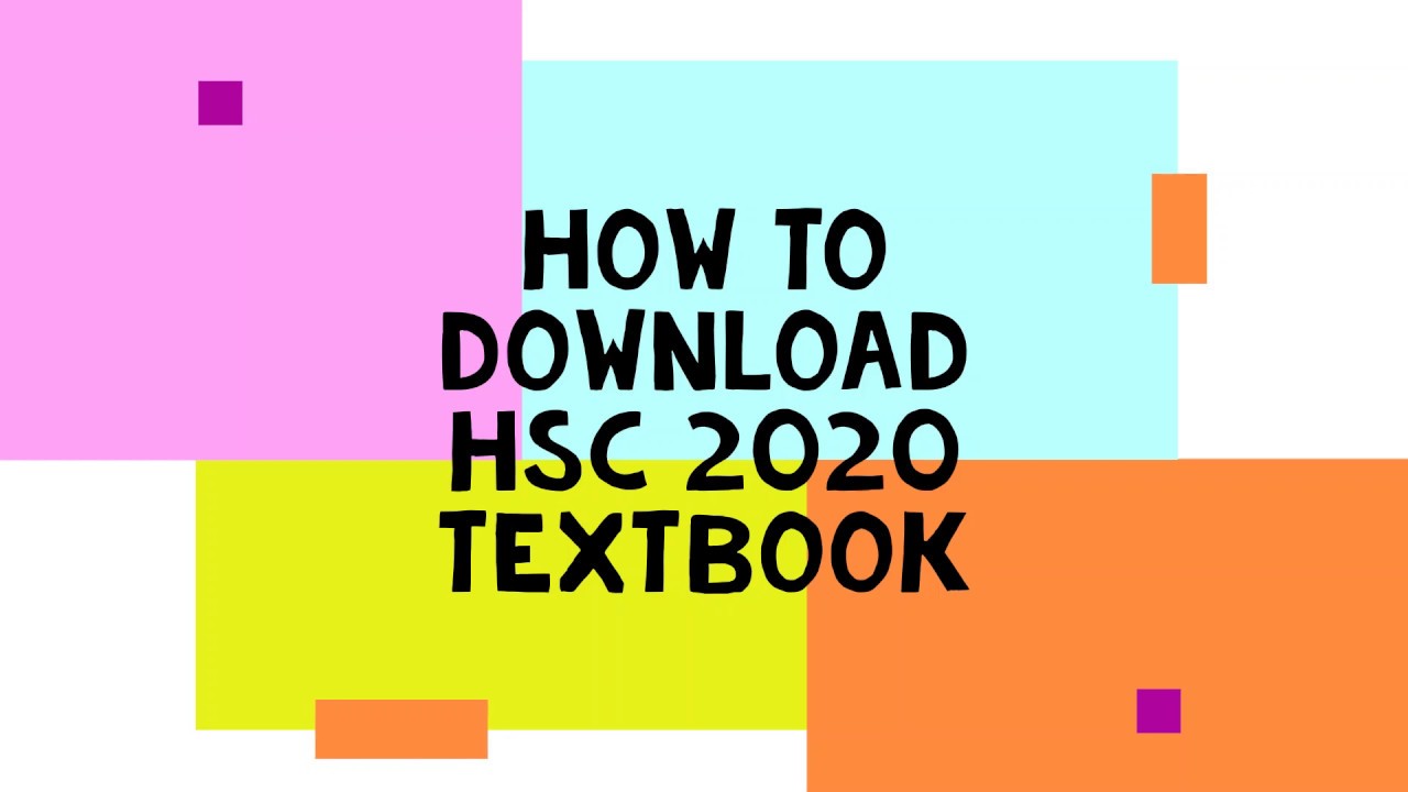 HOW TO DOWNLOAD HSC 2020 TEXTBOOK - YouTube