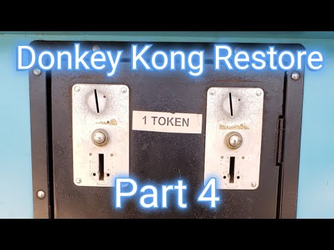 Donkey Kong Arcade Restore Part 4 - Coin Door, Electrical Plug, Locks ...