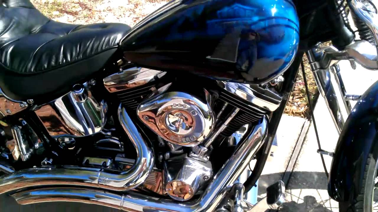1992 Harley Softail Springer FXSTS - YouTube