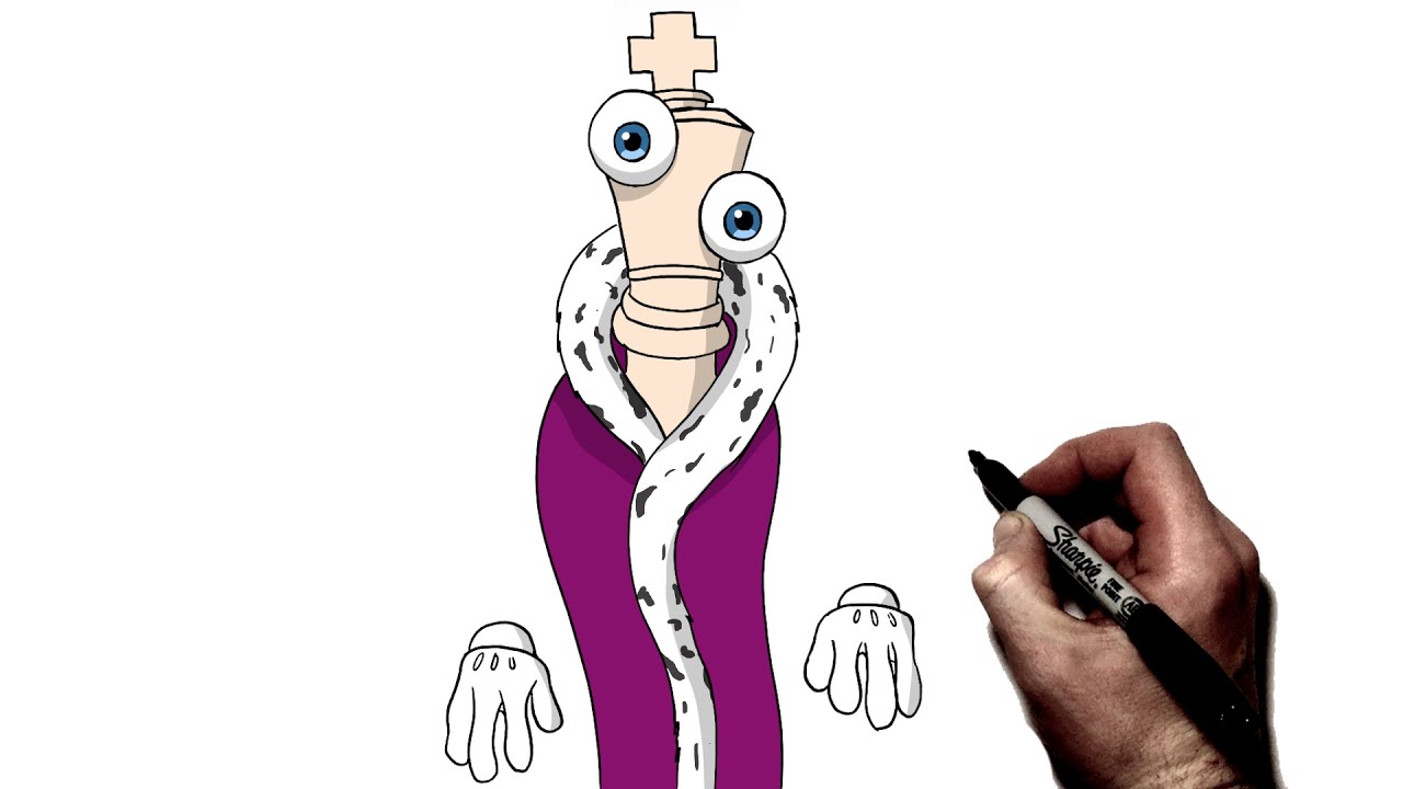 How To Draw Kinger | Step By Step | Amazing Digital Circus - YouTube