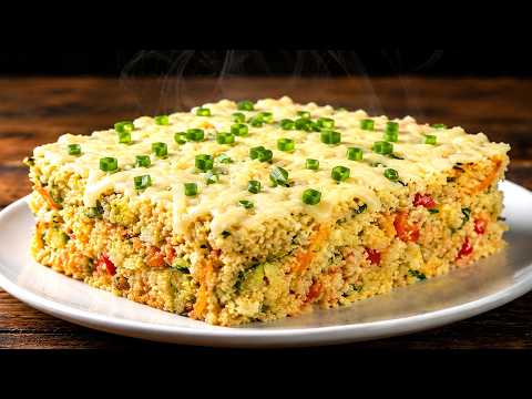 Zucchini with rice is better than pizza! Few people know this recipe!