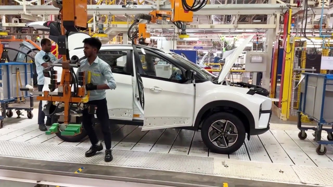 How Tata Cars are Made inside the Factory|Manufacturing of Tata Nexon ...