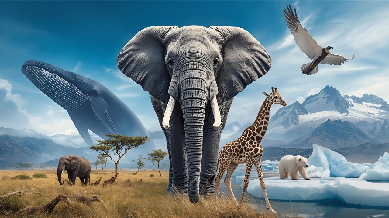 “TOP 5 ANIMALES MÁS GRANDES DEL PLANETA 🌍 | ¡El tamaño que no podrás ...