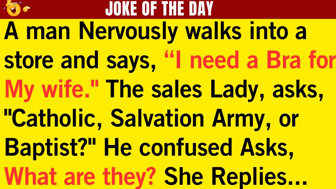 😂 Joke Of The Day | "The Bra Shopping Trip That Turned Into a Hilarious ...