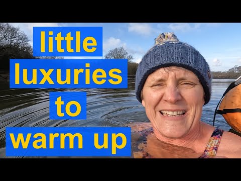 little luxuries to help warm up after outdoor swimming