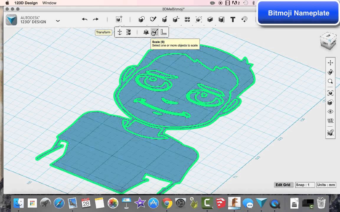 Bitmoji Me 3D - YouTube