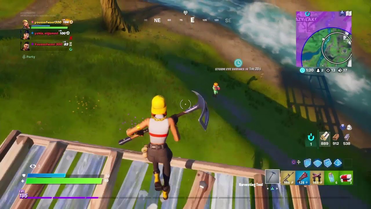 Pickaxing the last one - YouTube