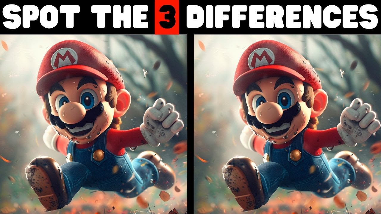 Spot the Differences Super Mario Bros. Movie - YouTube