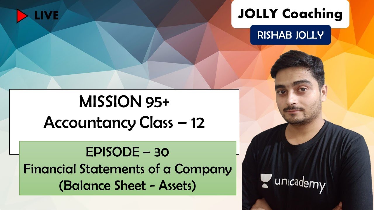 #30 Financial Statements of a Company | Class 12 | Format of Balance ...
