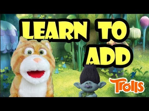 Learn to Add with Trolls - Numbers Addition 1's table for 2, 3, 4 or 5 ...