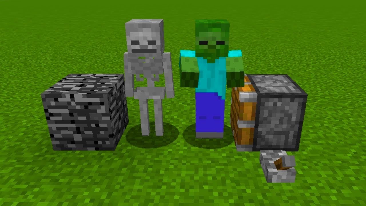 zombie + skeleton = ??? - MINECRAFT MEME COMPILATION - YouTube