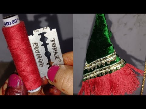 how to make thread latkan #latkan #tassel - YouTube