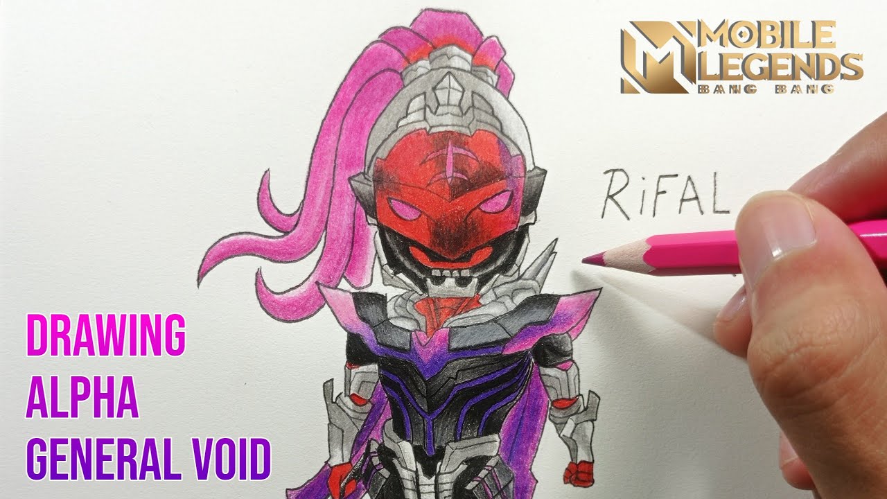 Menggambar Alpha Abyss General Void Mobile Legends Chibi | Drawing ...