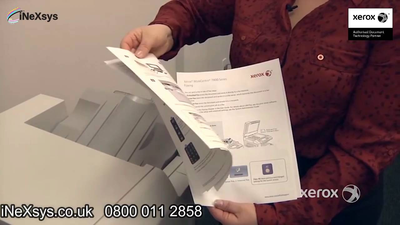 How to Use the Help Function - Xerox Work Centre 7200/7220/7220i/7225 ...