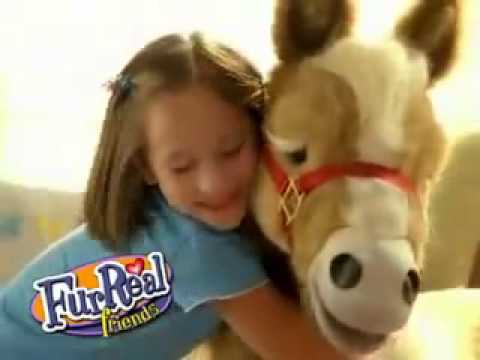 Fur Real Pony Butterscotch - YouTube