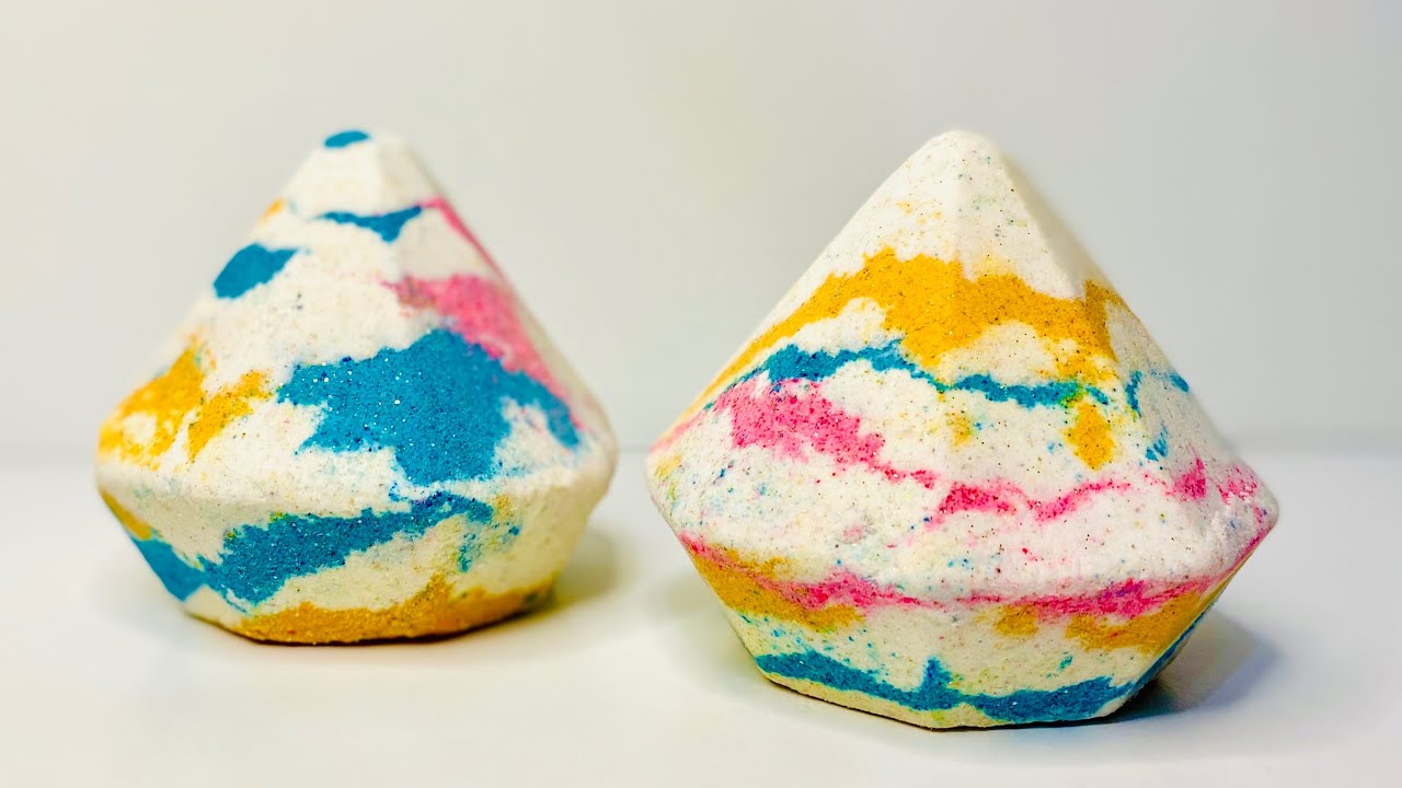 Dazzle at Bath Time with Diamond Bath Bombs - YouTube