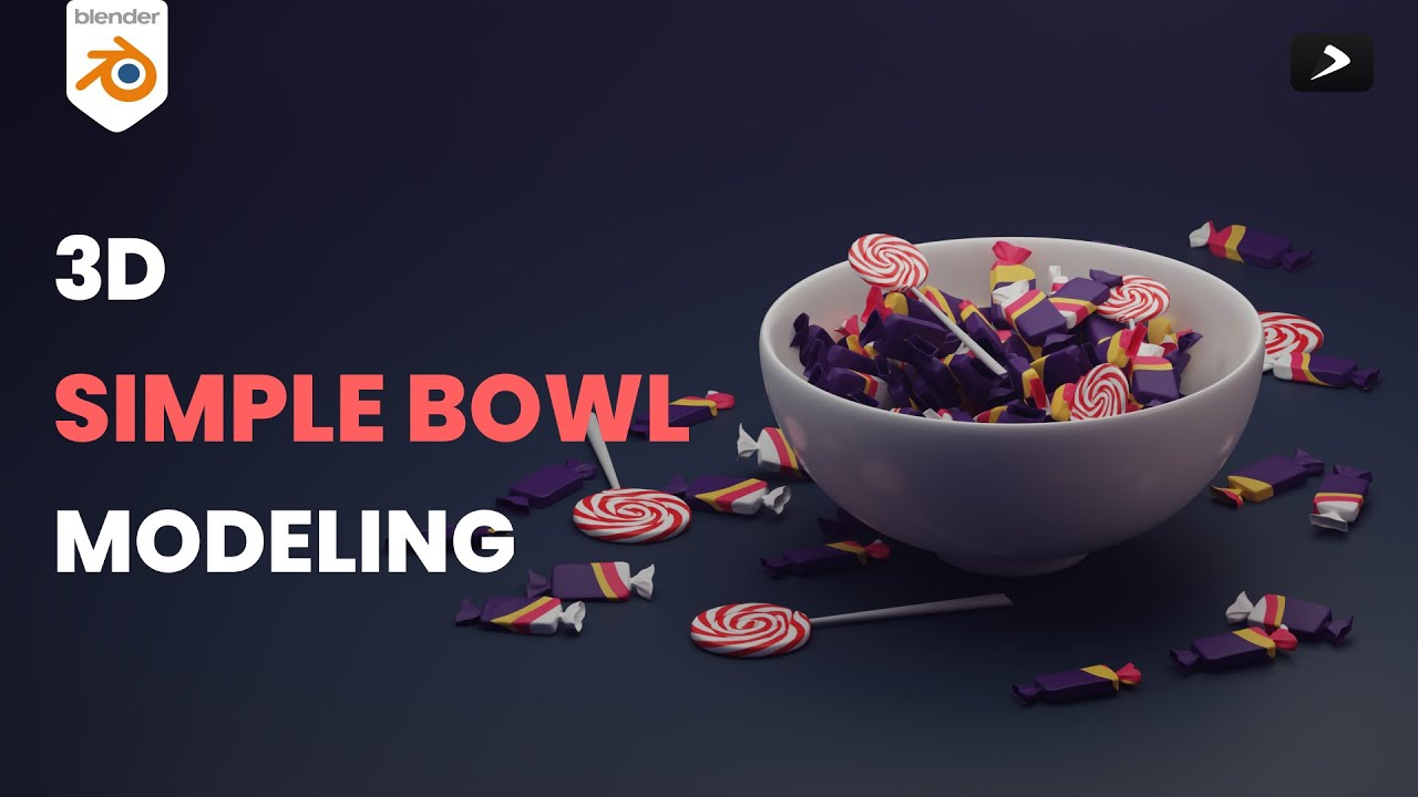 How to make Simple Bowl in blender - YouTube